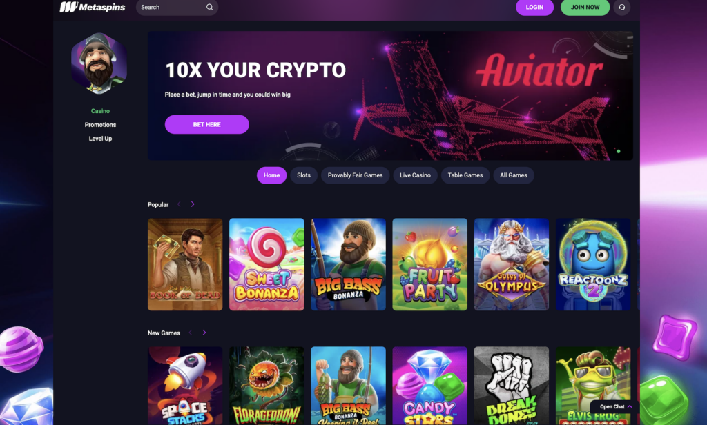 Metaspins Review - Crypto-Only Casino & Exclusive Bonuses